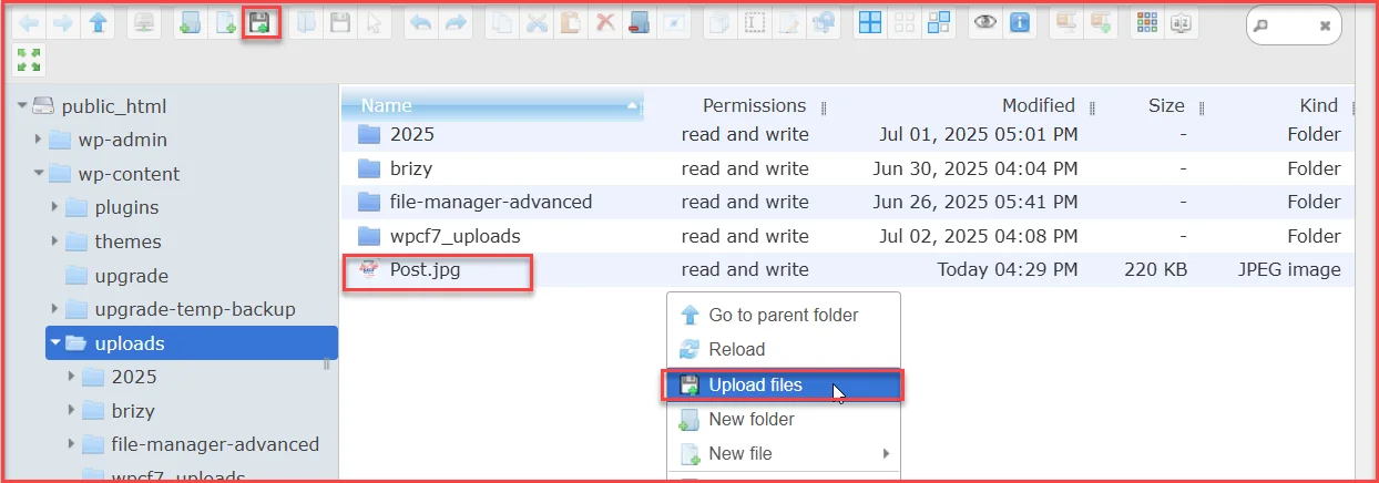 What is WP-Content Uploads and How to Upload Files [2025] - Advanced File Manager